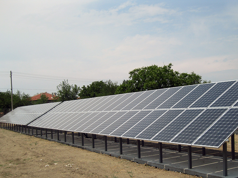42kW Ground mounted solar power plant in Plovdiv | STS Solar SC