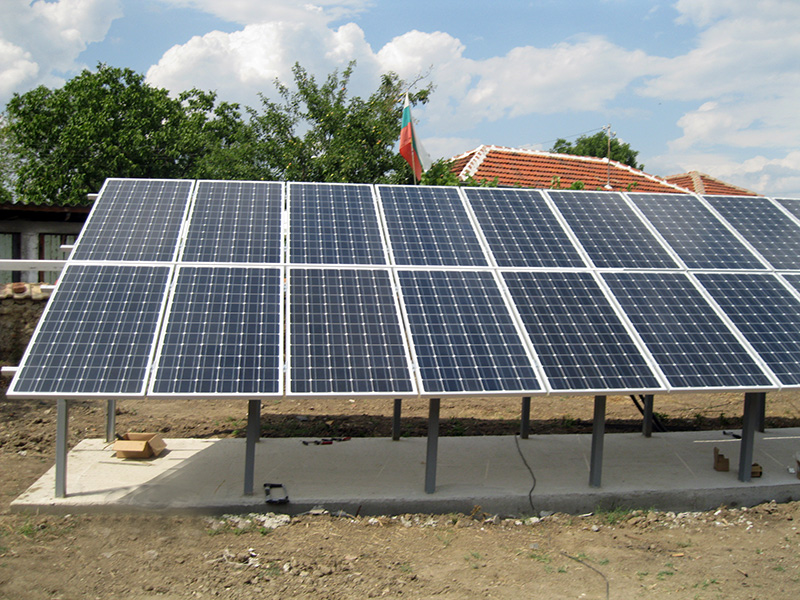 42kW Ground mounted solar power plant in Plovdiv | STS Solar SC