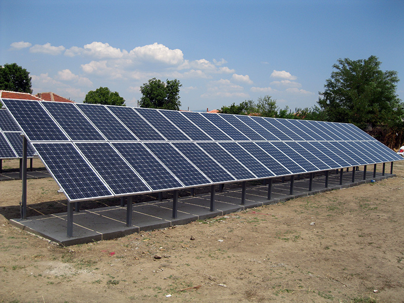 42kW Ground mounted solar power plant in Plovdiv | STS Solar SC